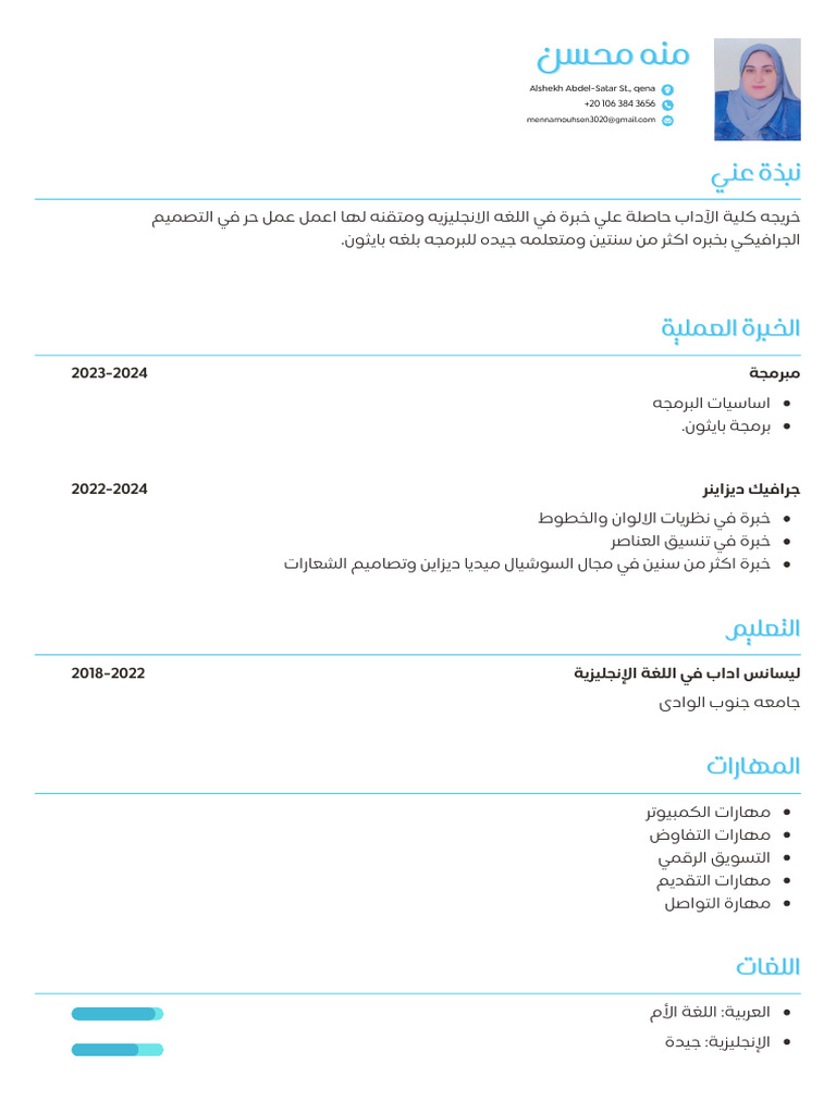 Menna Mouhsen CV - 20240924 - 141005 - 0000 | PDF