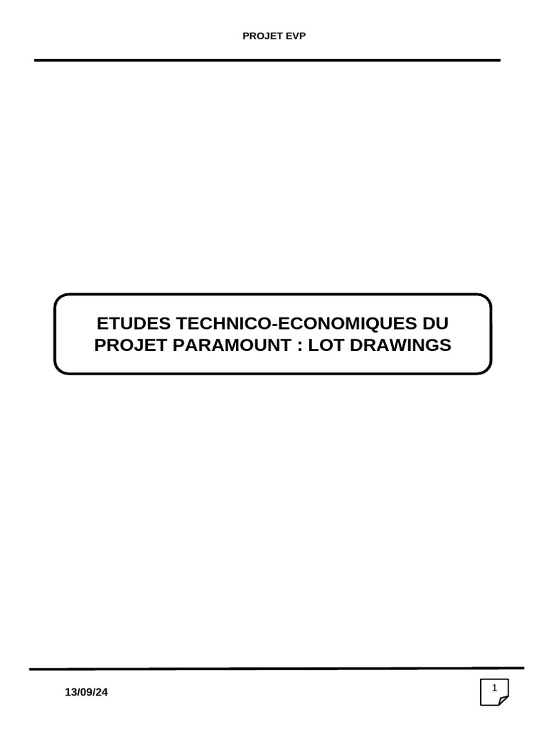 Lot Drawing Saef | PDF