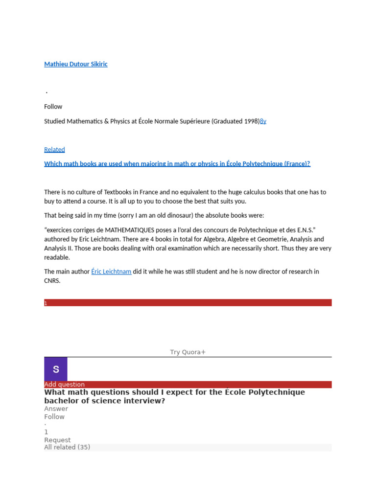 Mathieu Dutour Sikiric | PDF