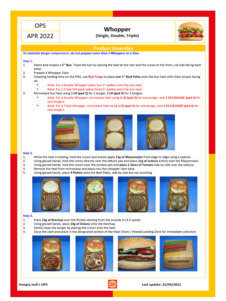 Whopper - Whopper 04.2022 | PDF