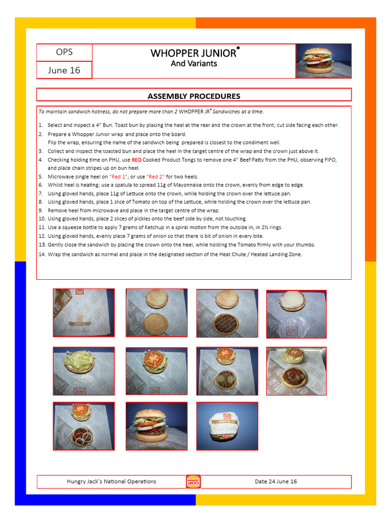 Whopper Junior | PDF