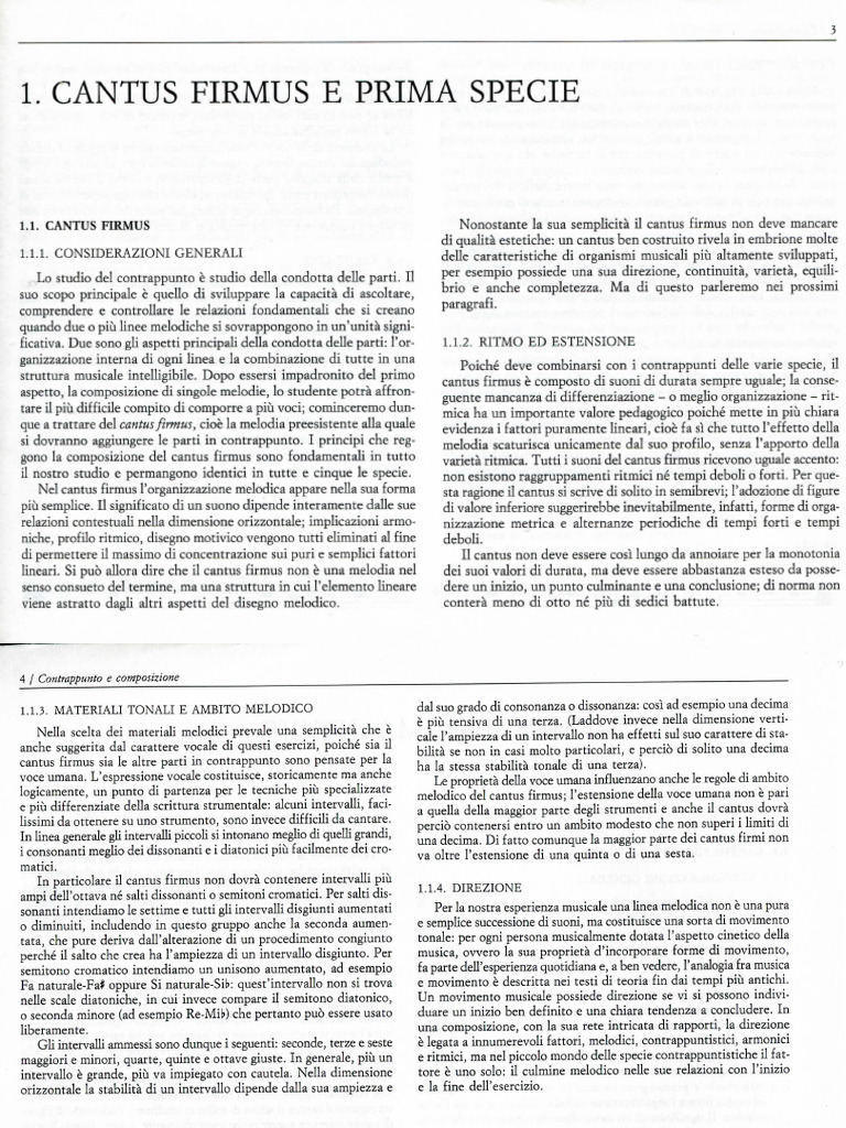 Salzer Schacter Cantus Firmus | PDF