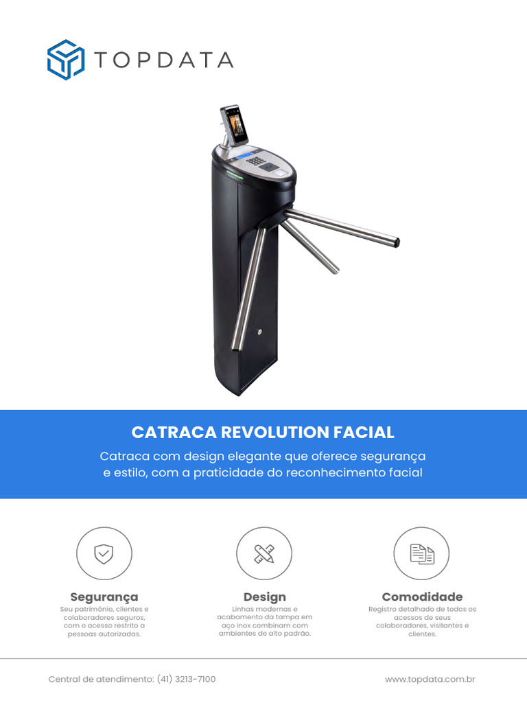 Folder Catraca Revolution Facial | PDF
