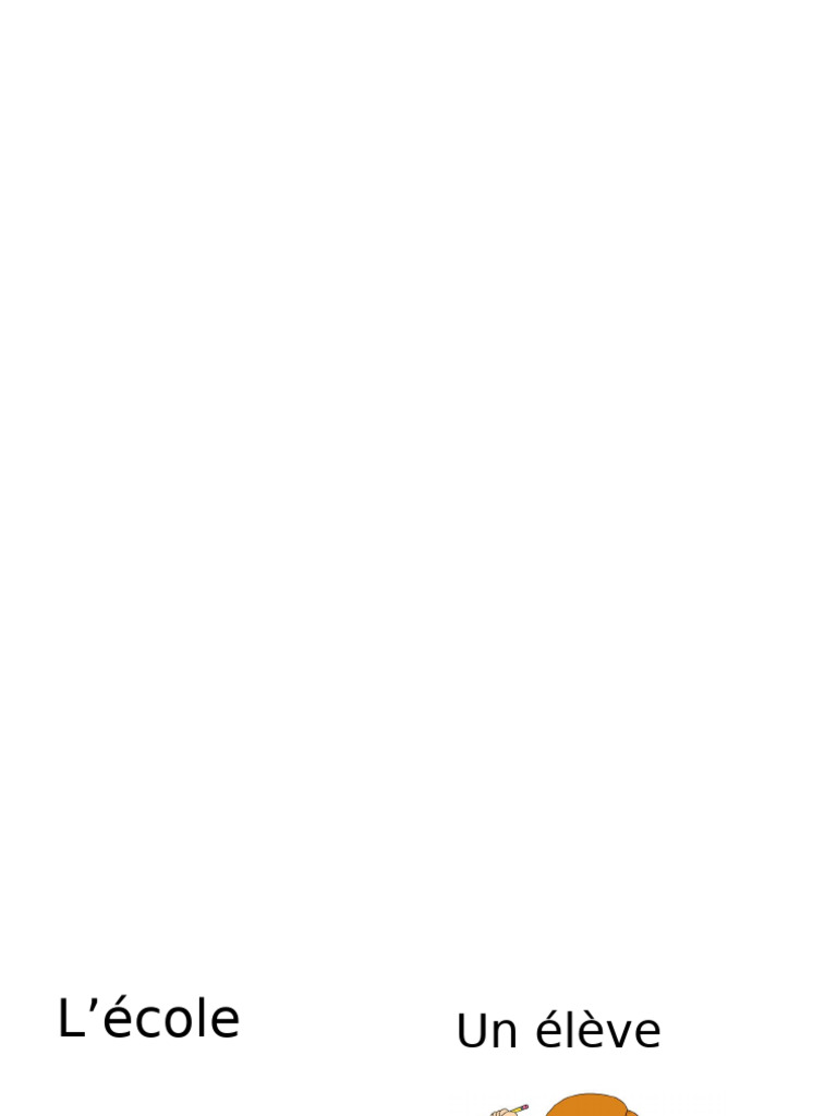 Power Point Le Vocabulaire de La Rentrée | PDF