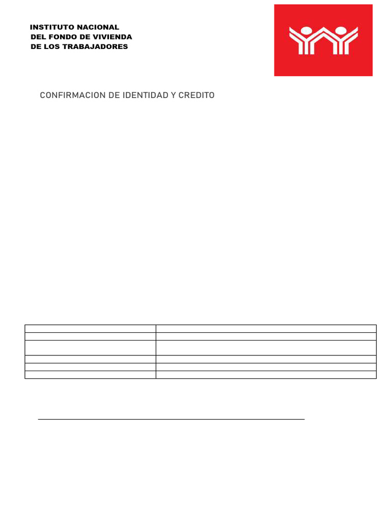Carta Infonavit | PDF