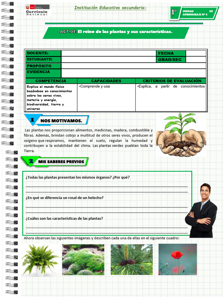 A-1º Act 1 Cyt Unid 3 - Sem 1 | PDF