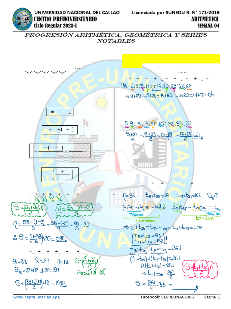 Semana #4 - Progresiones - Teoria | PDF