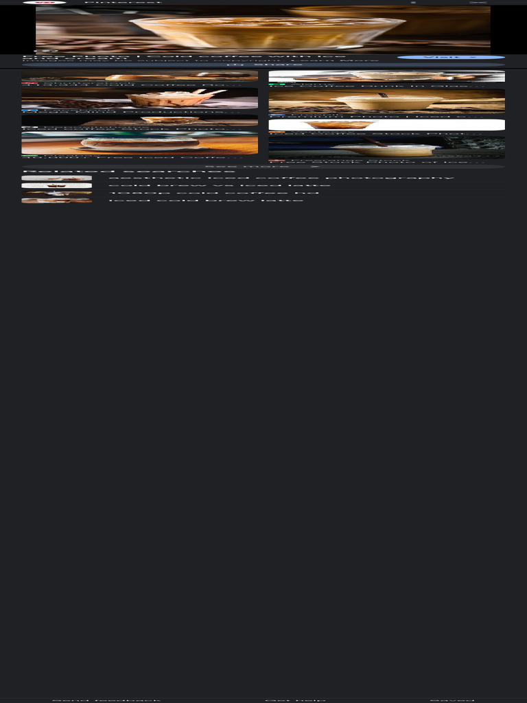 Iced Coffee Photography - Google Search | PDF