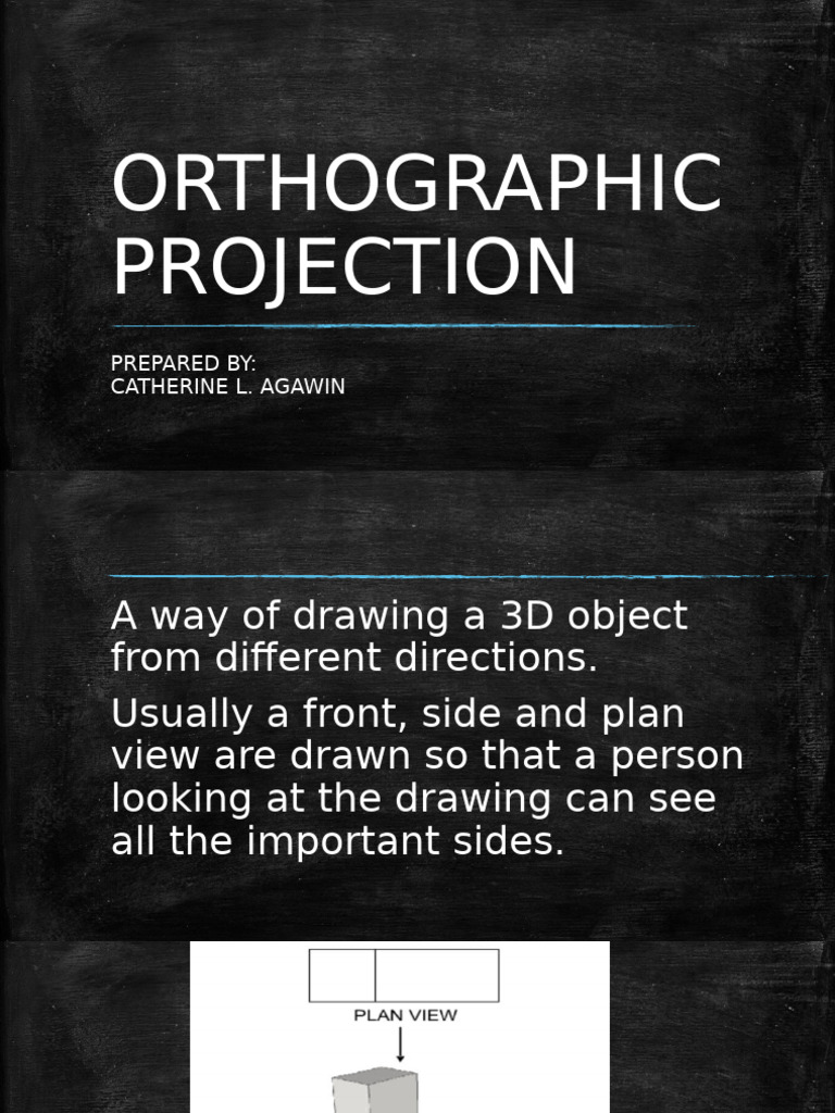 Orthographic Projection | PDF