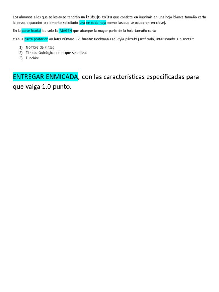 Ejemplo de Lo Que Se Solicita | PDF