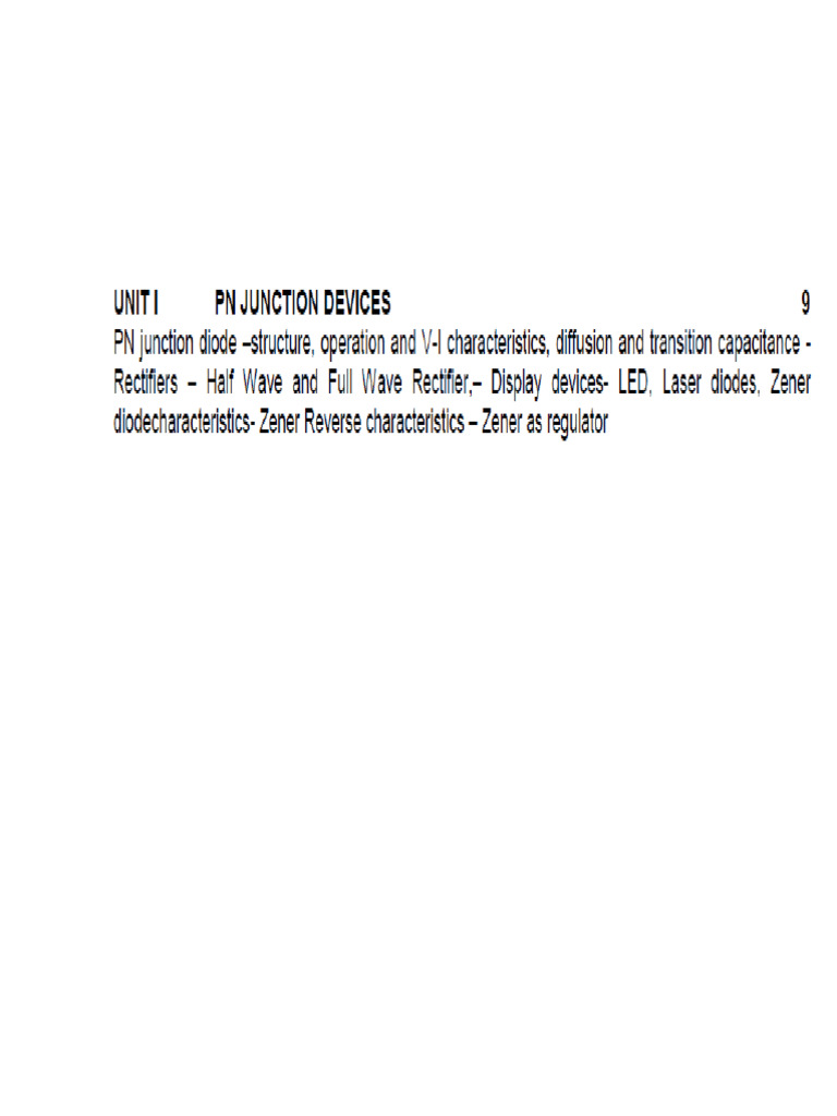 EC3353 Electron Devices and Circuits 03 - by LearnEngineering - in | PDF