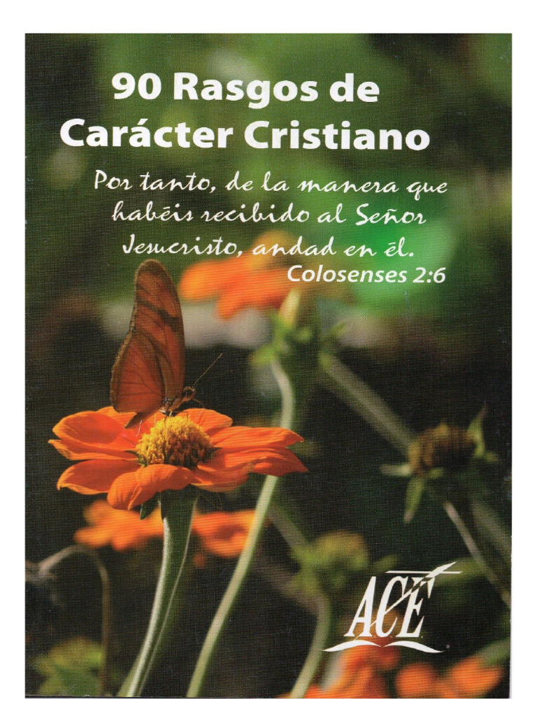 90 Rasgos de Caracter Cristiano | PDF