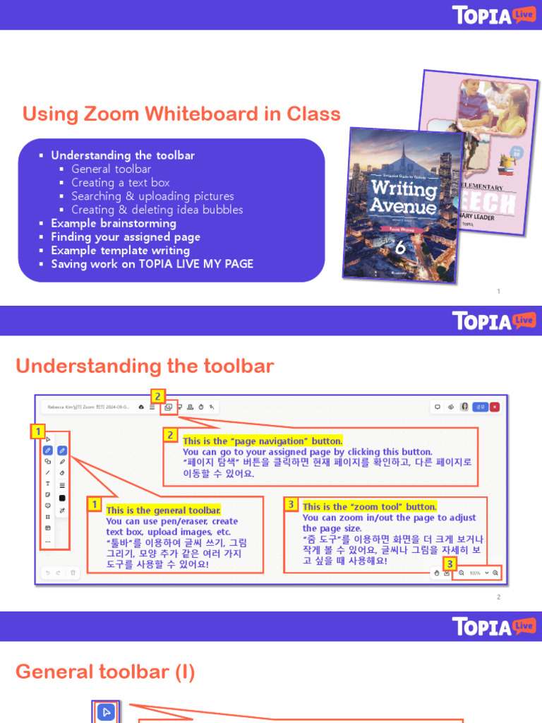 How To Use Zoom Whiteboard For Writing Class | PDF