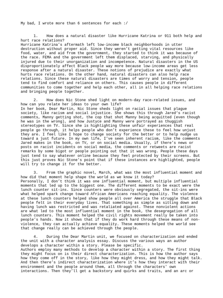 Hurricane Katrina Class Notes | PDF