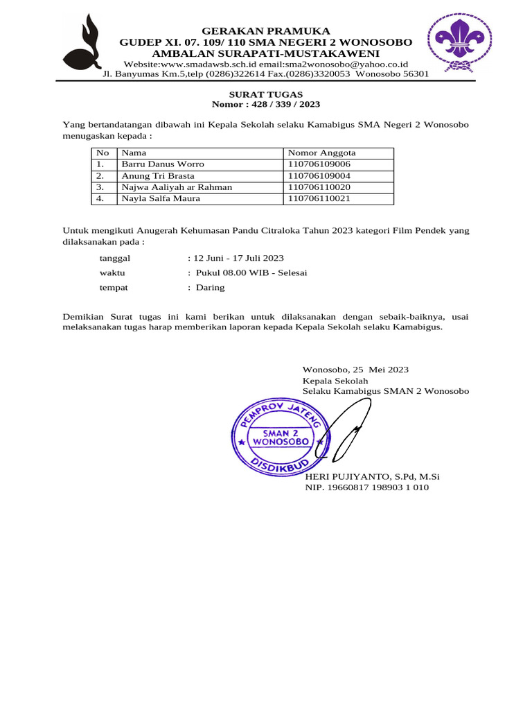 SK Gudep | PDF