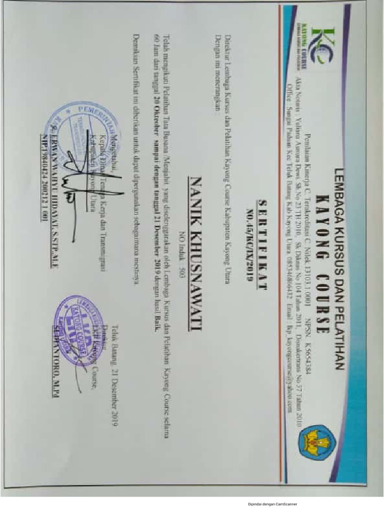 Instruktur Nanik Wirausaha | PDF