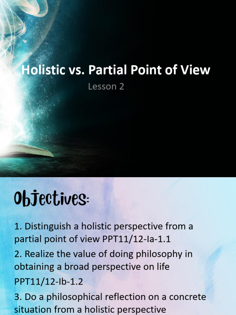 Holistic Vs Partial | PDF