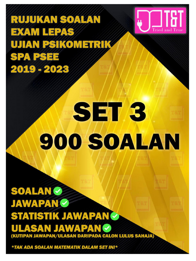 Set 3 - 900 Soalan Rujukan | PDF