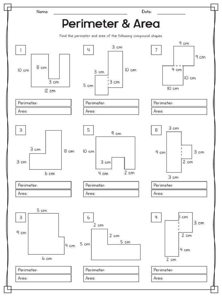 Geometry Angles Worksheet 7th Grade Math | PDF