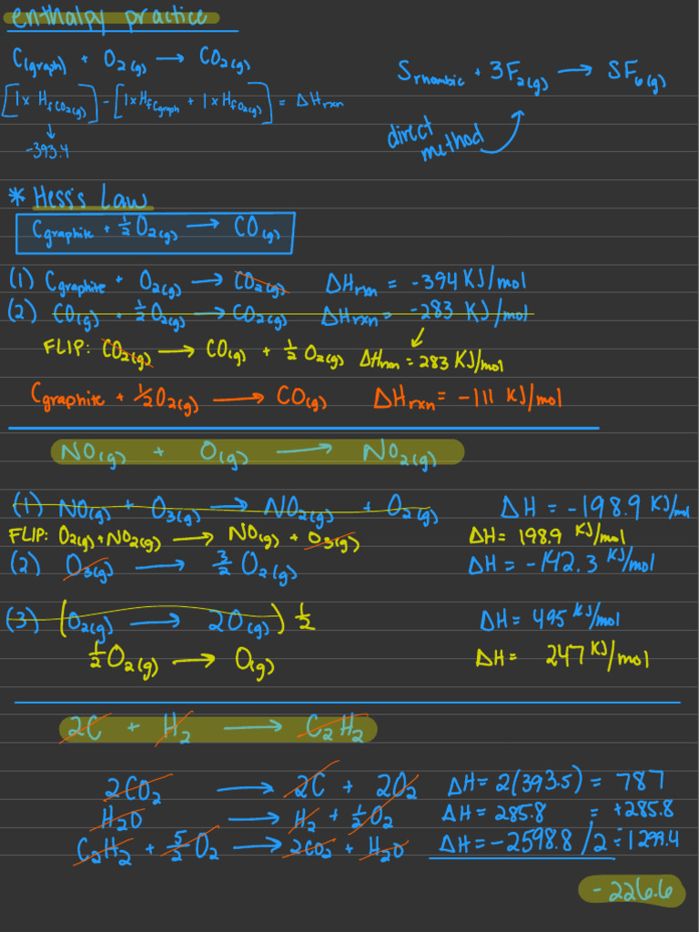 P Chem Notes 4 | PDF