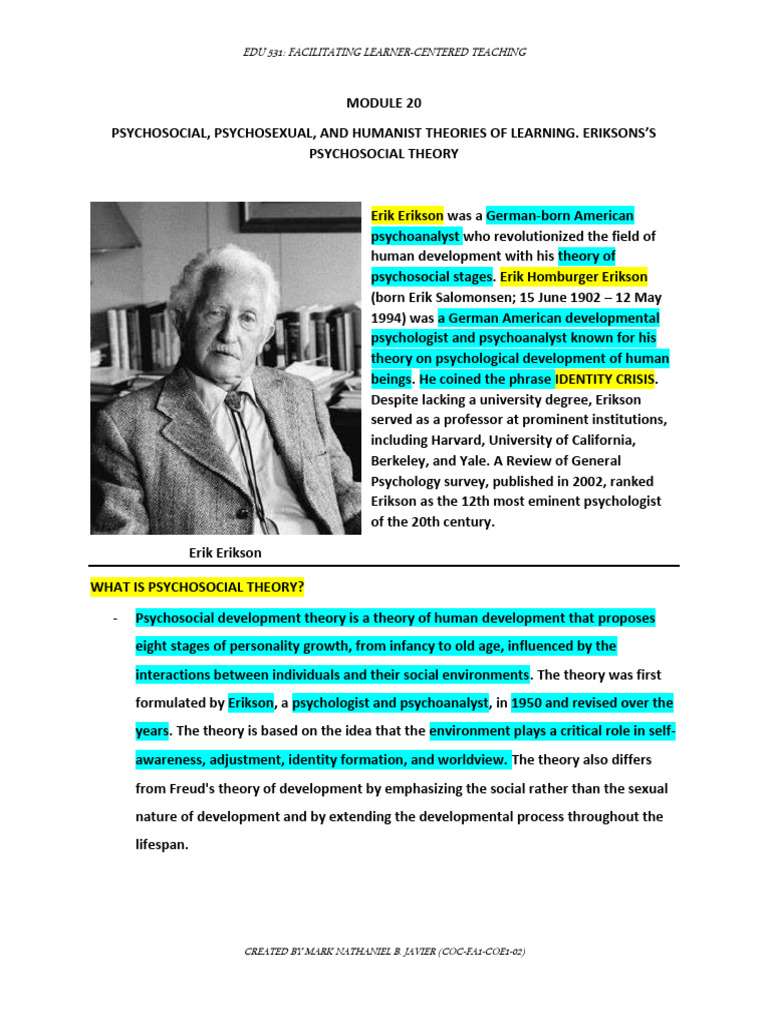 Edu531 - Module 21 (Reviewer) | PDF