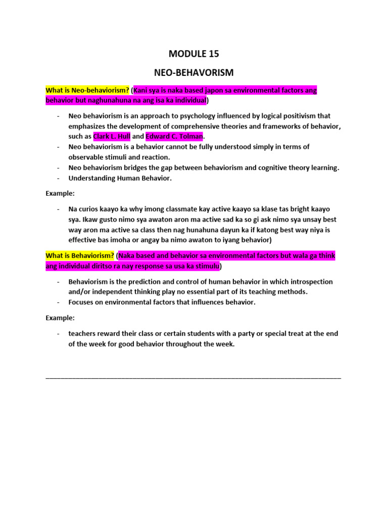 Edu531 - Module 15 (Reviewer) | PDF