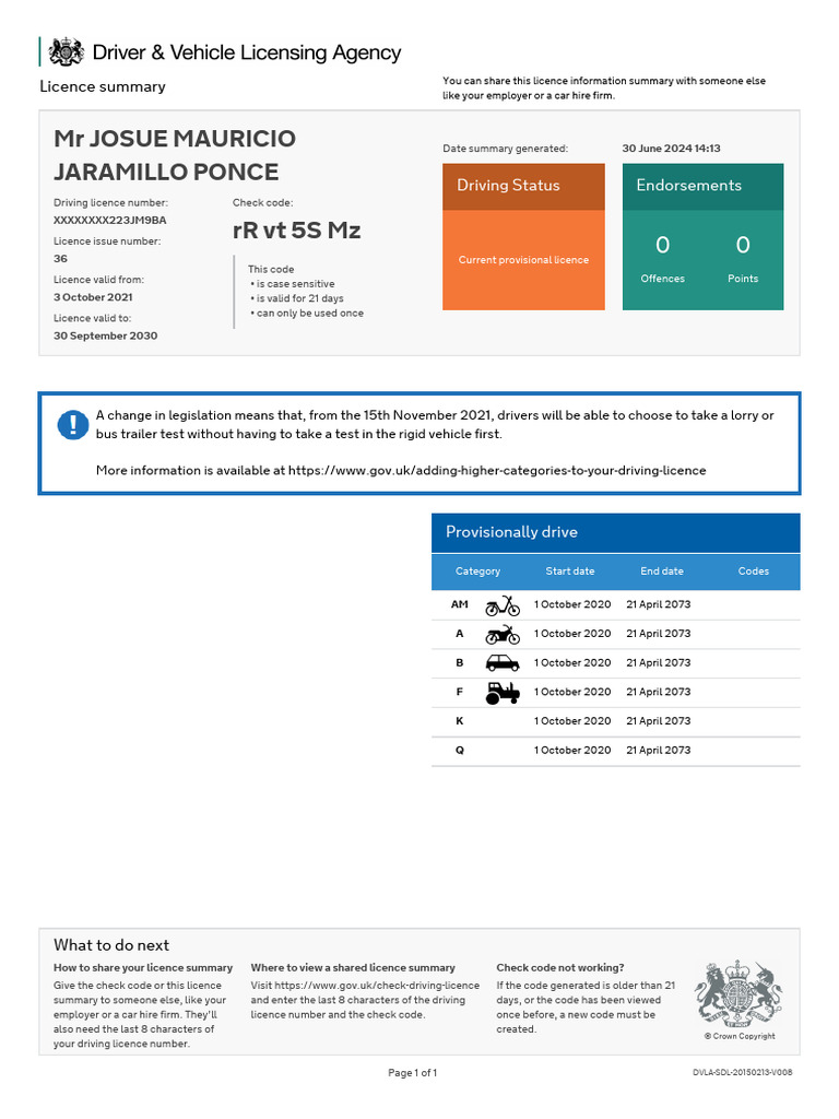 223JM9BA Licence Summary 2024-06-30 | PDF