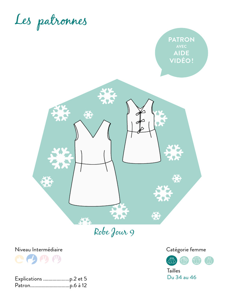 Les Patronnes Patron Pour Robe-Jour-9 | PDF