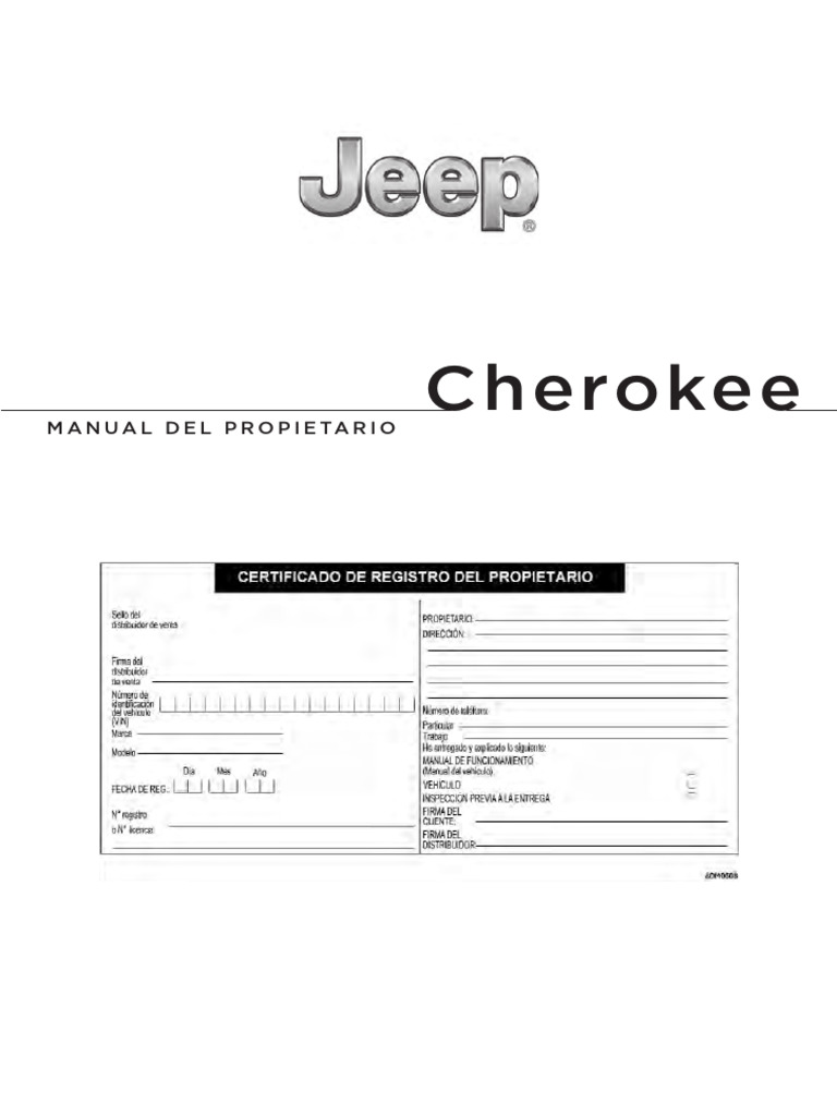 Manual Cherokee | PDF