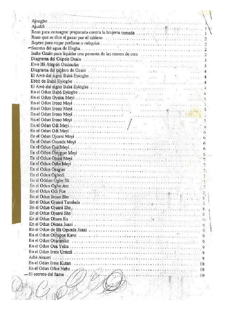 El Libro Negro de Ifa | PDF