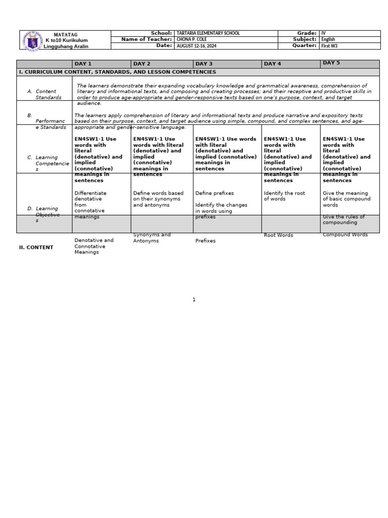 English4-Week3 | PDF
