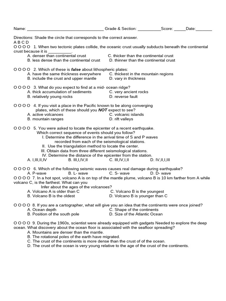 SCIENCE G10 (2023-24) 1st QTR | PDF