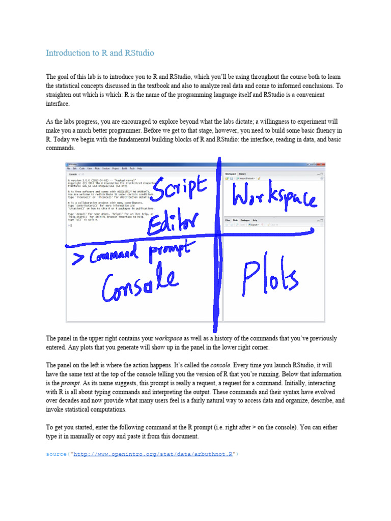 Introduction_to_R_and_RStudio (Given Out on Thu Sep 5) | PDF Introduction_to_R_and_RStudio (Given Out on Thu Sep 5) | PDF