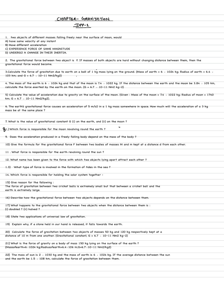 Class 9 Science Dpp | PDF