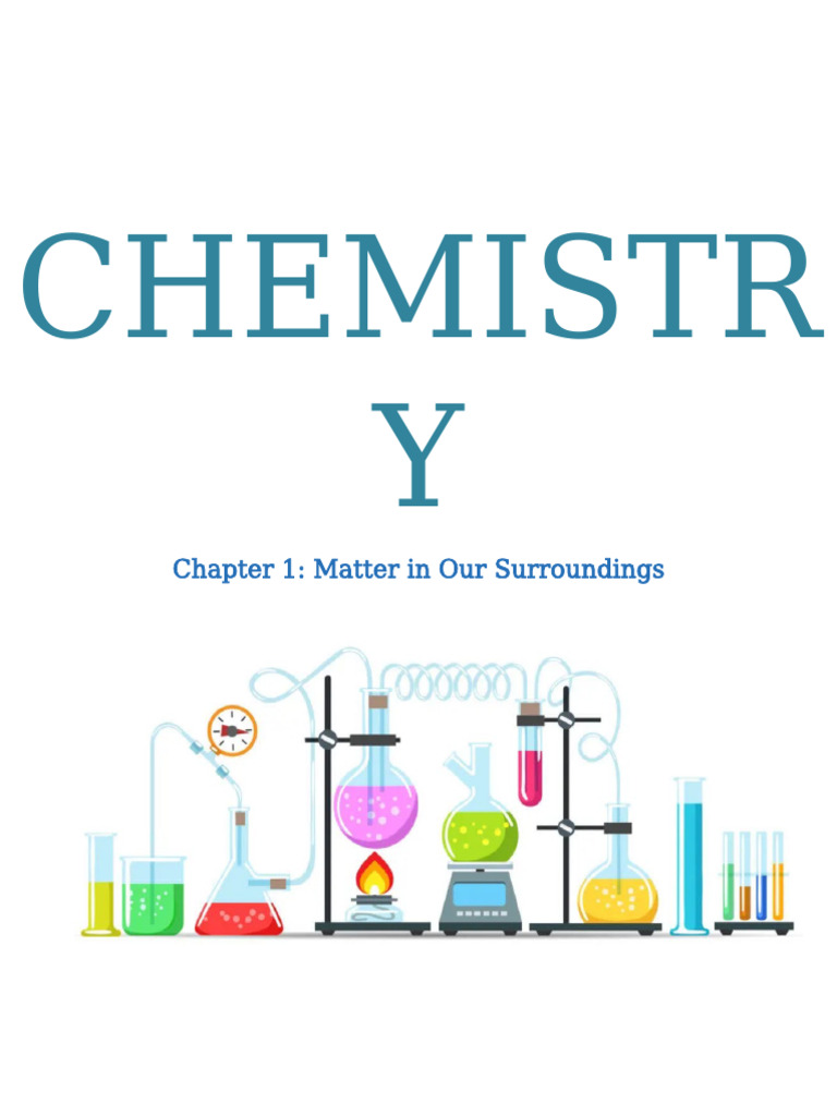 Chapter 1 Matter in Our Surroundings | PDF | Evaporation | Liquids