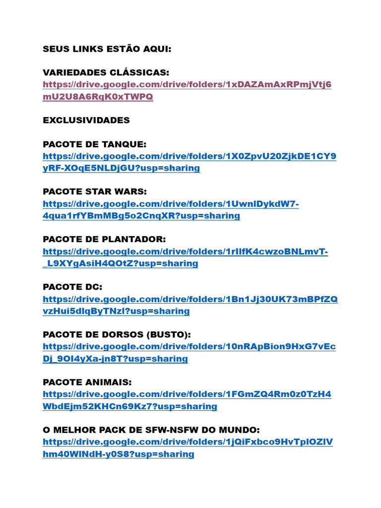 Links Aqui !!! Super Bônus Mega Pack STL 2024 | PDF