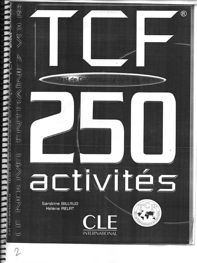 TCF 250 Activités | PDF