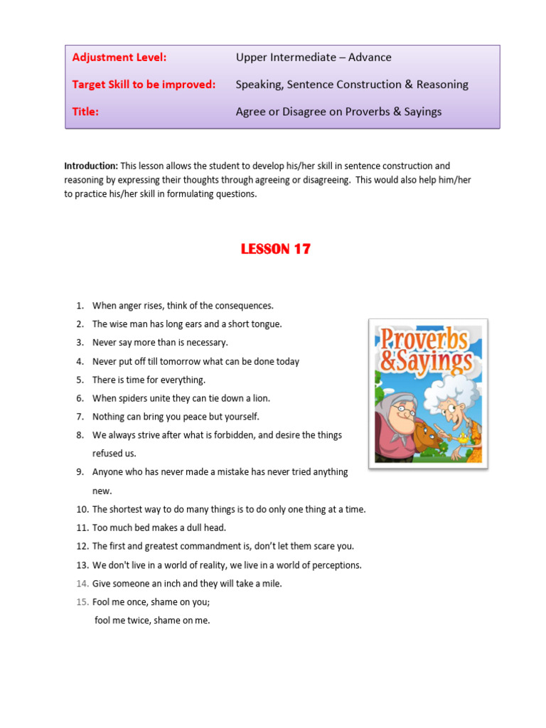 Lesson 17 | PDF