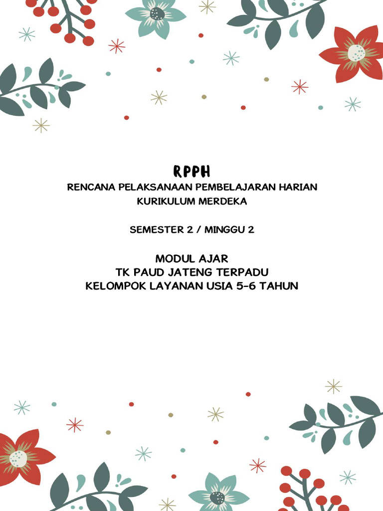Microsoft Word - Modul Ajar RPPH TK B 5 6 Tahun Kurmer Smt2 Minggu 02 ...