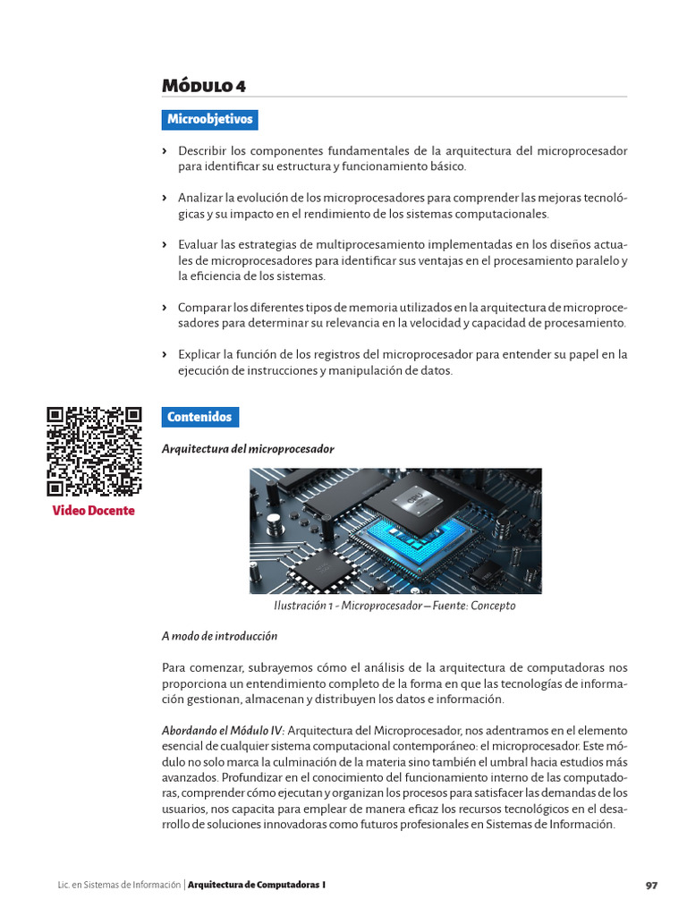 4 - Arquitectura Del Microprocesador | PDF | Unidad Central de procesamiento | Arte