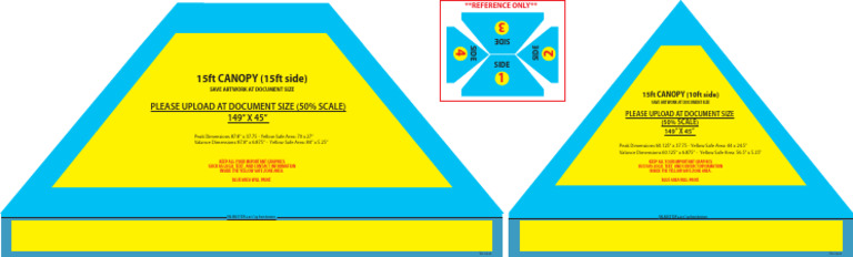 One Choice 15ft Classic Dye-Sub Templates | PDF