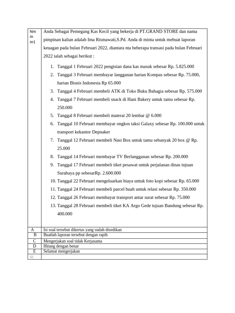 Adm - Umum.x Otkp | PDF