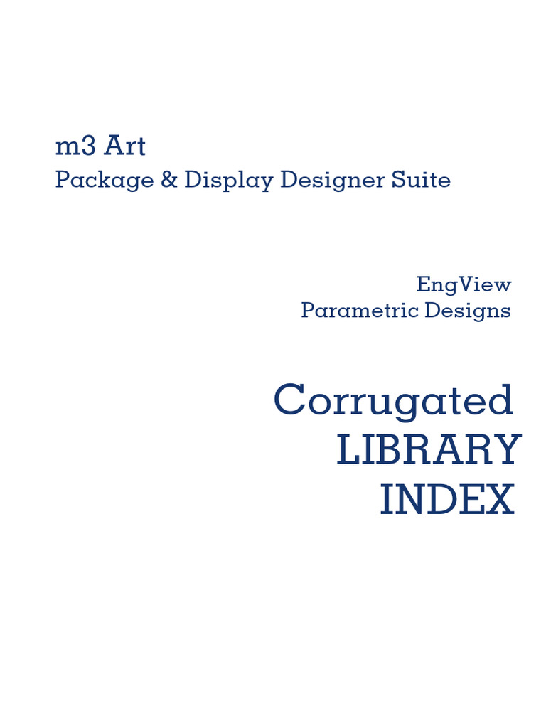Corrugated EngView Library Index | PDF