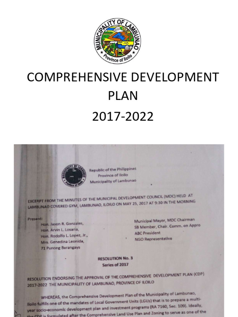 CDP 2017 2022 1 | PDF