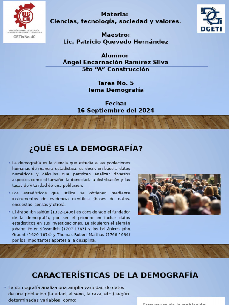 TAREA 5-1 DEMOGRAFIA | PDF