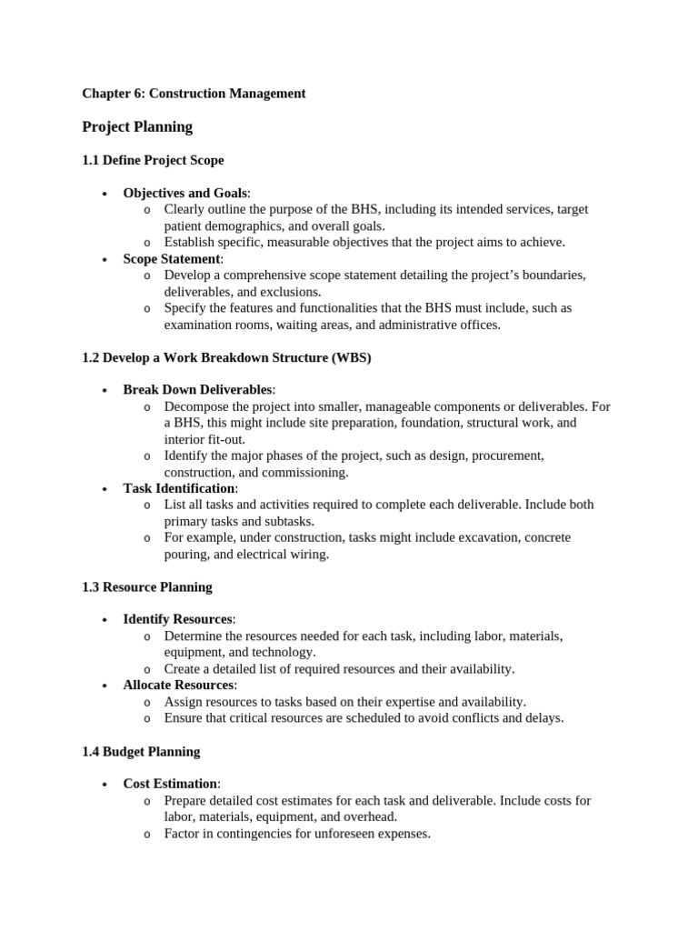 Construction Management | PDF