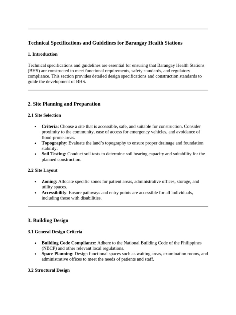 Technical Specification | PDF