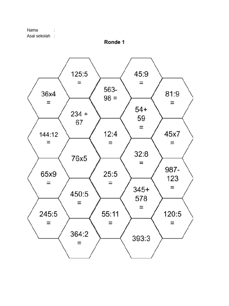 Fun Math Simulation | PDF