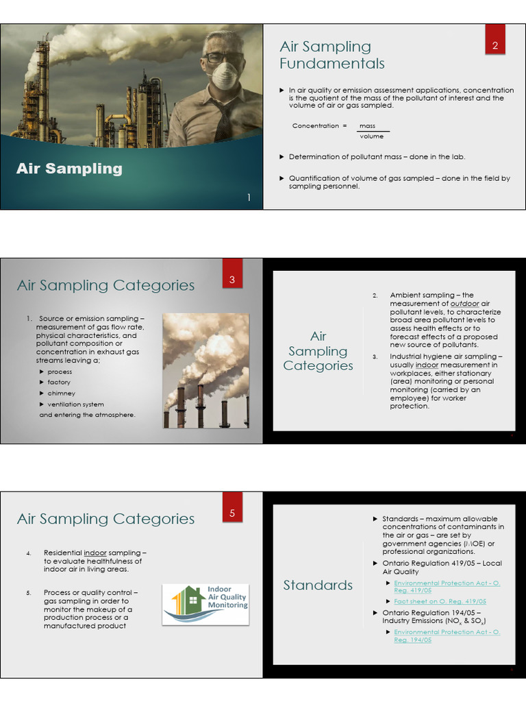 5 - Air Sampling | PDF