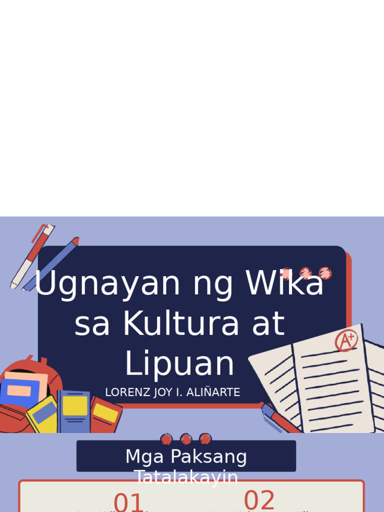Ugnayan NG Wika, Kultura at Lipunan | PDF